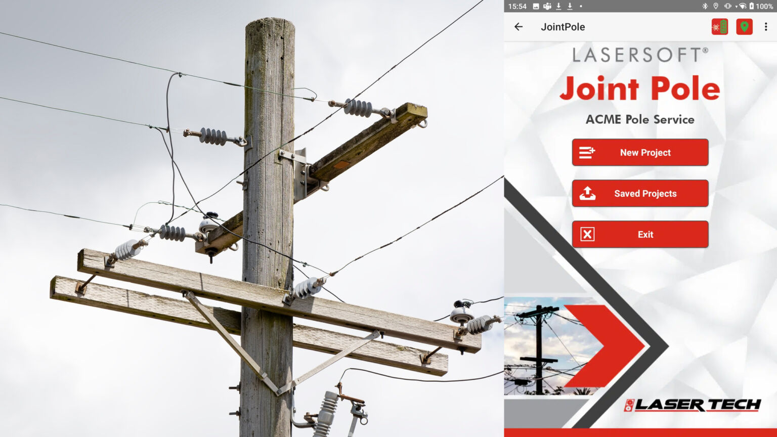Laser Tech Releases LaserSoft® Joint Pole App - Laser Tech
